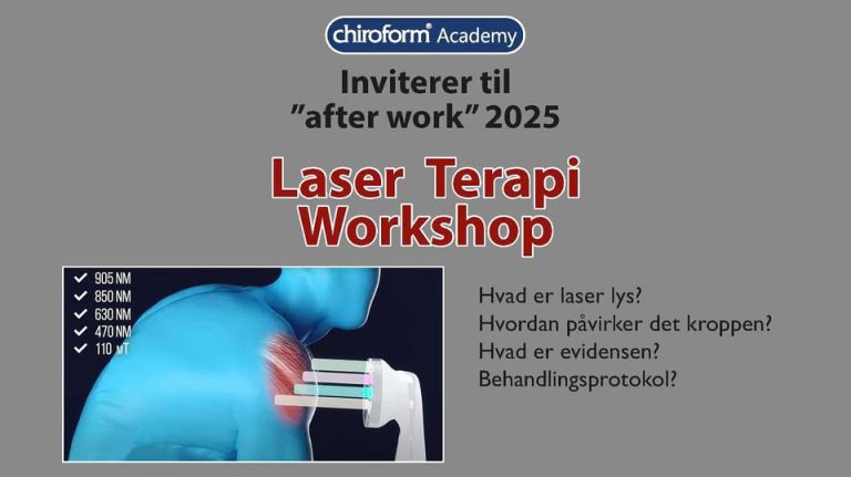 Chiroform Laserterapi Workshops 2025 – 9 år i træk! – Chiroform